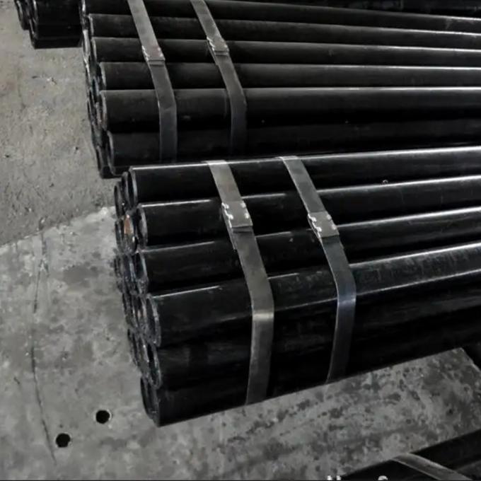 Ms Erw Precision Steel Tubes Astm A53 / Bs 1387 Black Carbon