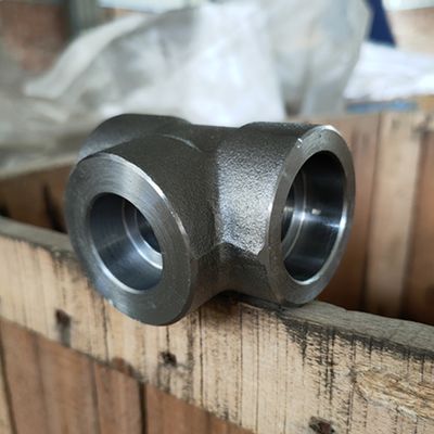 3000lb Socket Welded Pipe Fittings Tee Asme Forged Steel Threaded